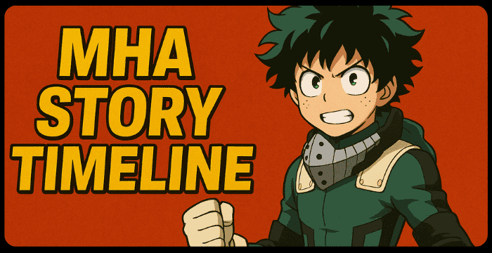 MHA Story Timeline – Anime & Manga Order Guide (November, 2025)